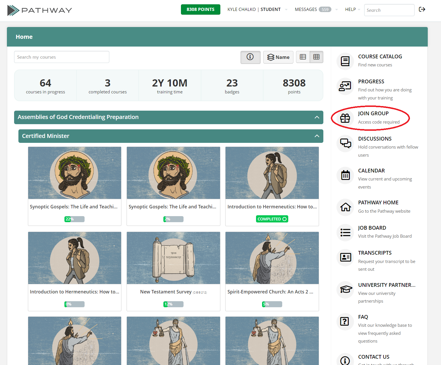 How do I join a group? – Pathway
